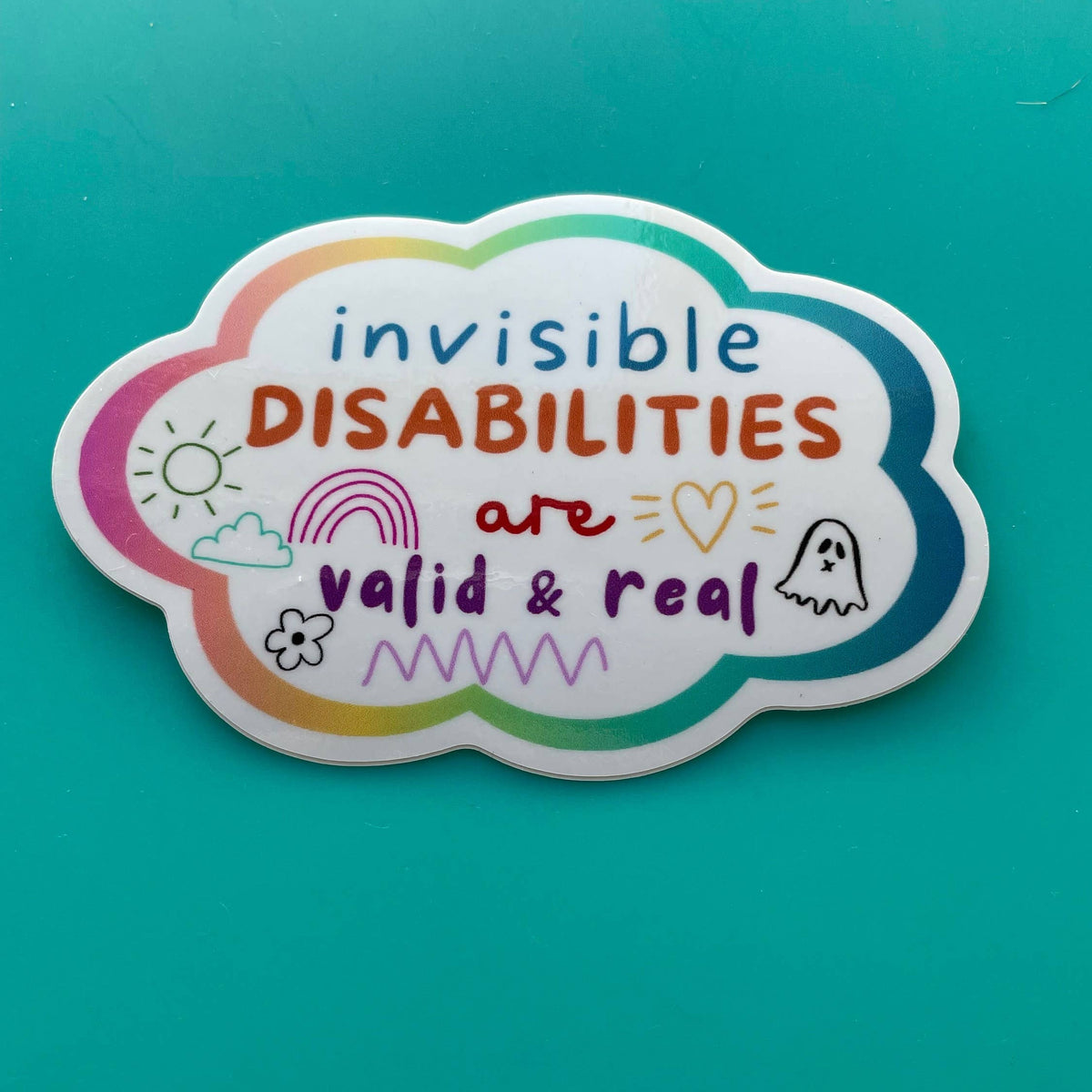 Invisible Disability Awareness Sticker – Truly Madly Depot